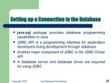 Java Database Connectivity Ppt