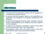 Java Database Connectivity Ppt