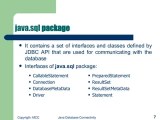 Java Database Connectivity Ppt