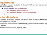 Java Interfaces Pptx