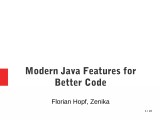 Modern Java Features Ppt