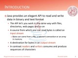 Java Processing Input And Output Ppt