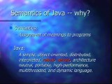 Java Semantics Ppt