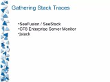 Java Stack Traces Ppt