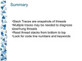 Java Stack Traces Ppt