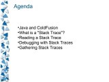 Java Stack Traces Ppt