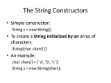 Java String Handling Pptx