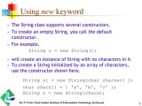 Java Strings Concepts Ppt