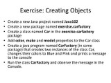 Java 102 Intro To Object Oriented Programming In Java Exercises Pptx