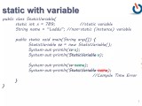 Java Method Static Block Pptx