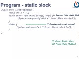Java Method Static Block Pptx