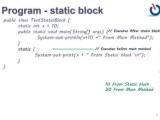 Java Method Static Block Pptx
