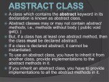 Java Abstract Class Abstract Methods Pptx