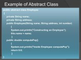 Java Abstract Class Abstract Methods Pptx