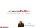 Java Access Modifiers Ppt