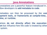 Java Annotations Pptjava Annotations Pptjava Annotations Ppt