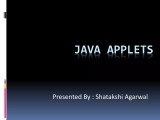 Java Applets Pptx