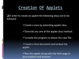 Java Applets Ppt