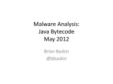 Java Bytecode Malware Analysis Pptx