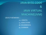 Java Byte Code Virtual Machine Pptx