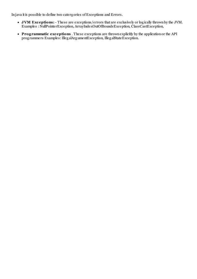 Java Exceptions Pdf - Ultra HD Minimal Pictures for Desktop