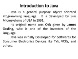 Java Programming Introduction Java Basic Architecture Pptx