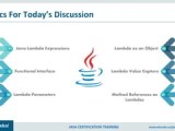 Lambda Expressions In Java Java Lambda Tutorial Java Certification