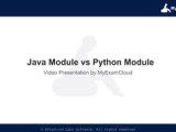 Java Module Vs Python Module Ppt