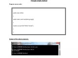 Java Hello Program With Output Pdf