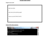 Java Hello Program With Output Pdf
