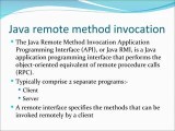 Java Remote Method Invocation Ppt