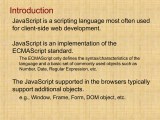 Javascript Client Side Scripting La Pptx