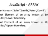 Javascript Array Ppsx