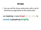 Javascript Array Creating Array Pptx