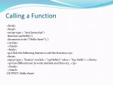 Java Script Functions Ppt