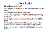 Javascript Part 1 Ppt