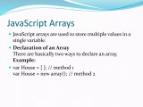 Java Script Array Pptx