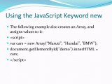 Java Script Array Pptx