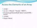 Java Script Array Pptx