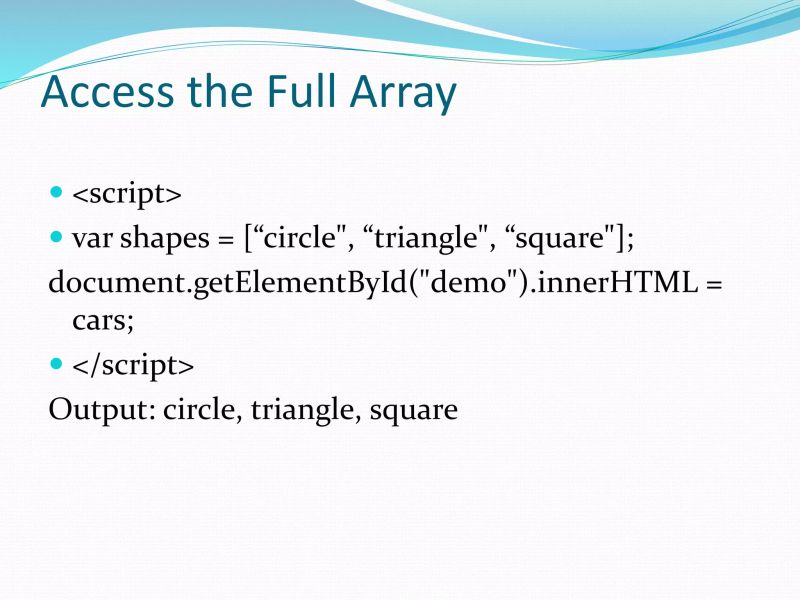 Java Script Array Pptx - Landscape Illustration Collection - Retina Quality