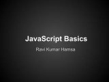 Java Script Basics Ppt