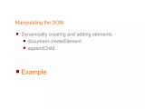 Javascript Dom Manipulation Ppt