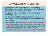 Javascript Event Handler Pptx Web Development Internet