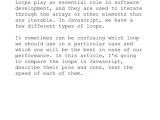 Javascript For Loop Pdf
