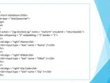 Java Script Form Validation Ppt
