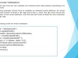 Java Script Form Validation Ppt