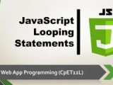 Javascript Looping Statements Pdf
