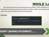 Javascript Looping Statements Pdf
