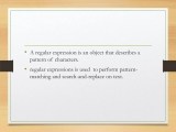 Javascript Regular Expression Pptx