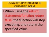 Javascript Validating Form Pptx